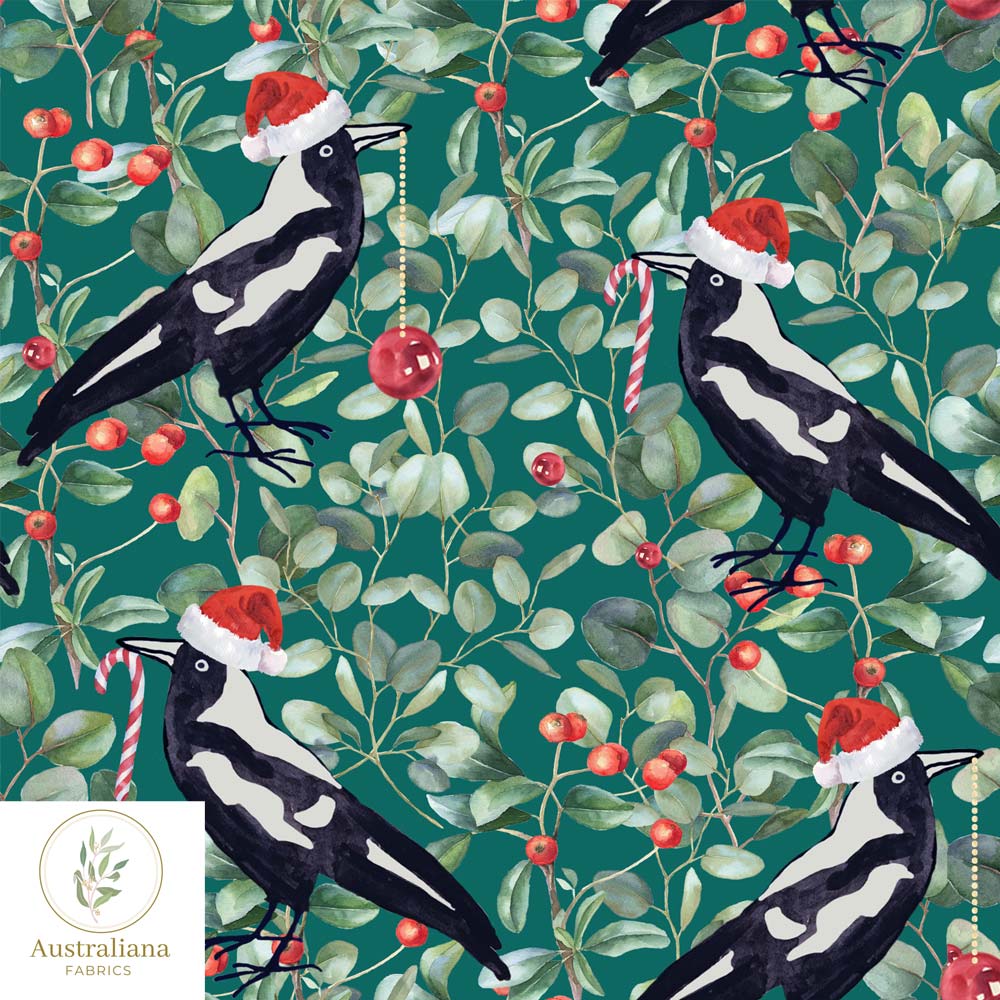 Christmas Magpie Songs – Australiana Fabrics