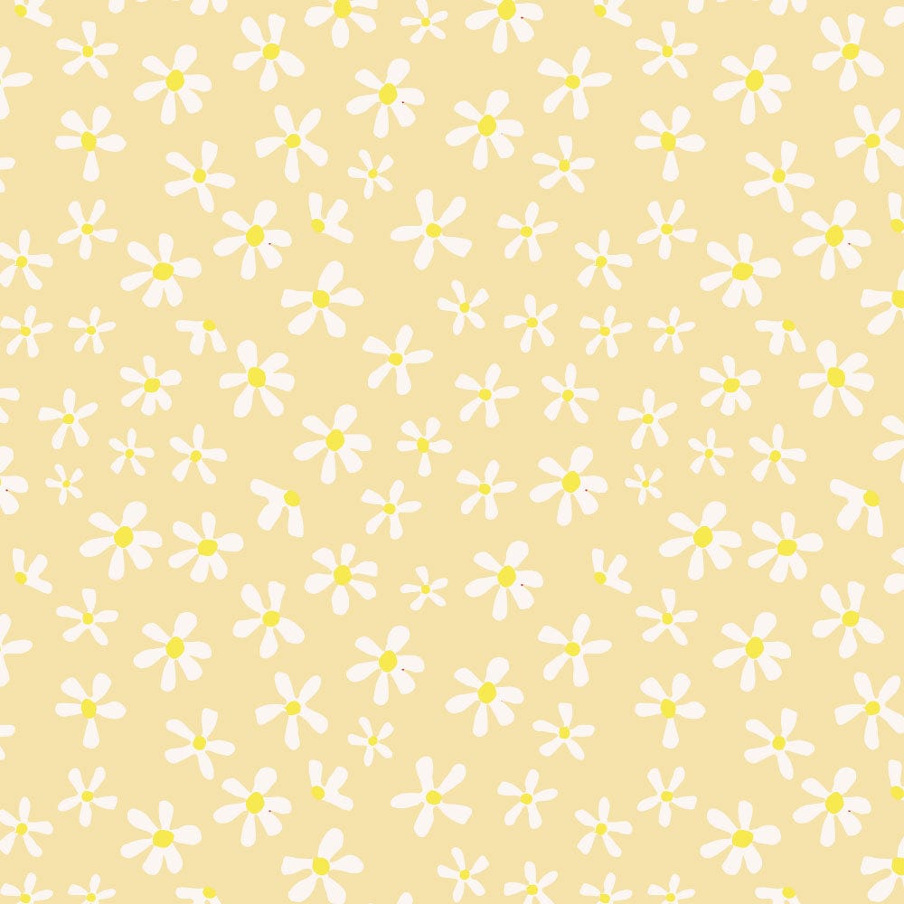 Daisy on yellow – Australiana Fabrics